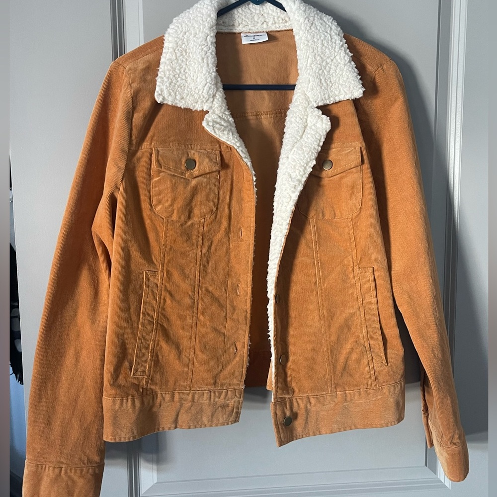 Burnt Orange Corduroy Jacket - Gem